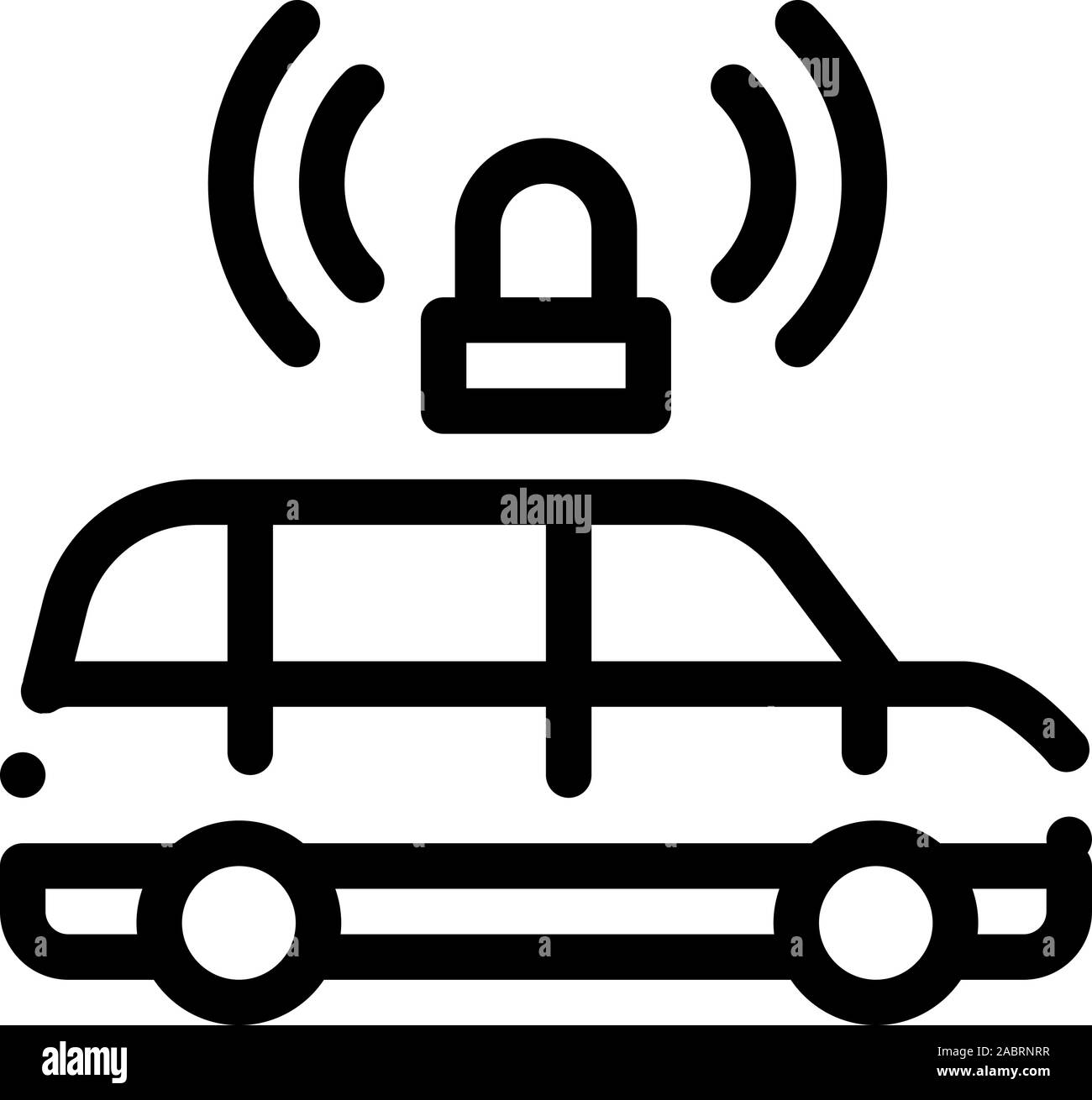 Alarm System Machine Icon Vector Outline Illustration Stock Vector ...