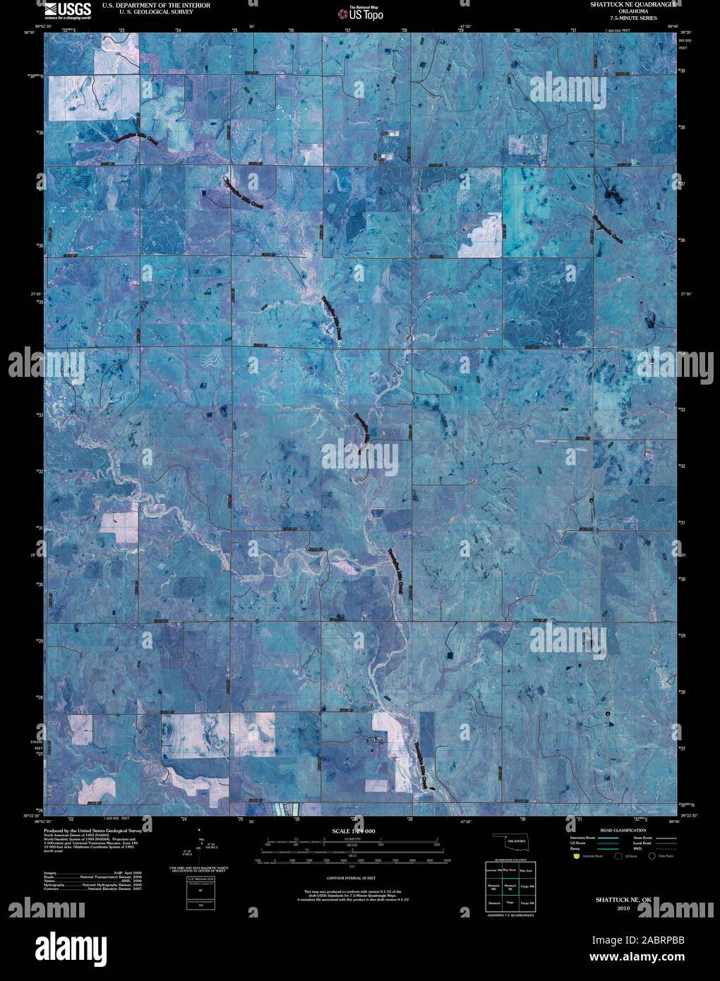 Shattuck oklahoma map hi-res stock photography and images - Alamy