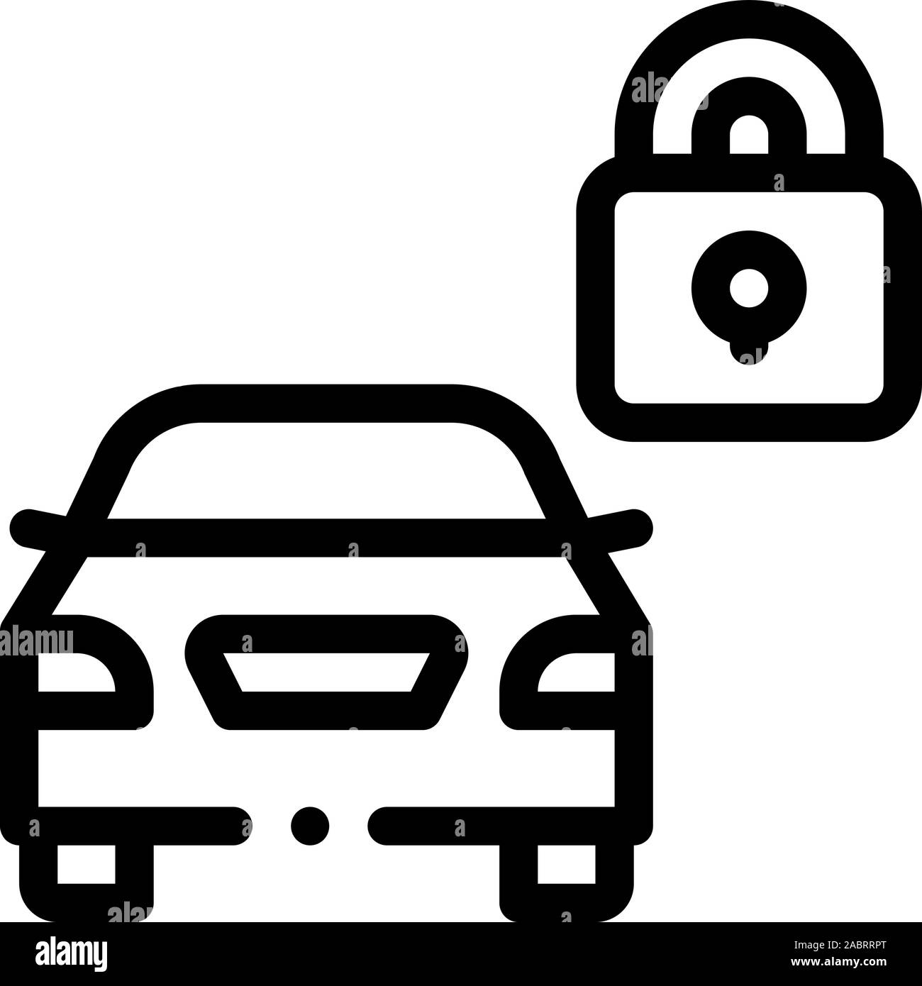 Machine Safe Closed Icon Vector Outline Illustration Stock Vector Image ...