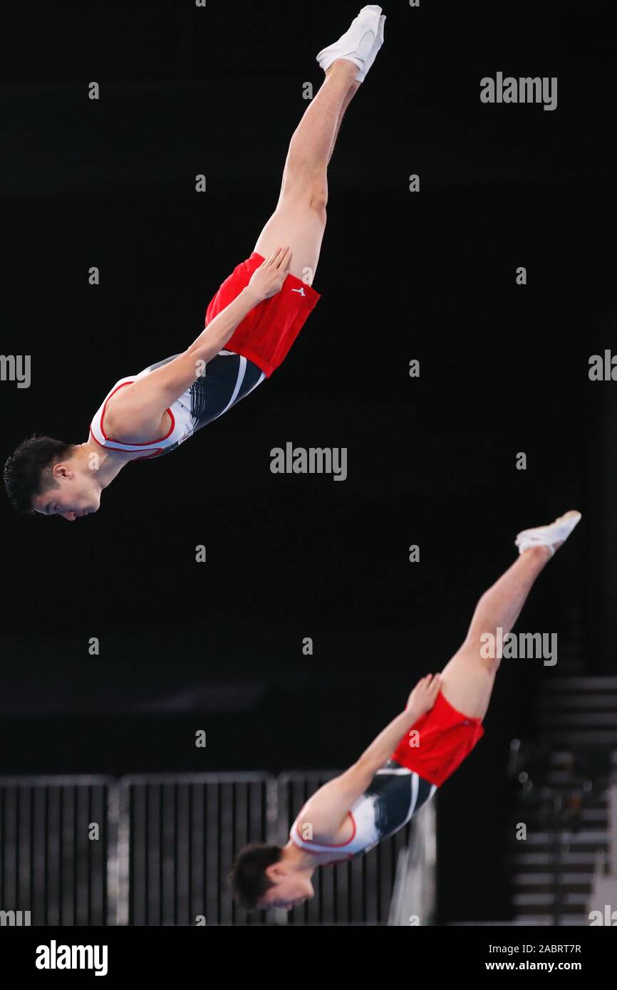 Tokyo, Japan. 29th Nov, 2019. Daiki Kishi & Ryosuke Sakai (JPN ...
