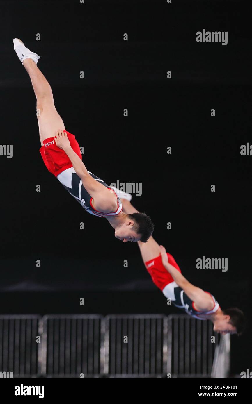 Tokyo, Japan. 29th Nov, 2019. Daiki Kishi & Ryosuke Sakai (JPN ...