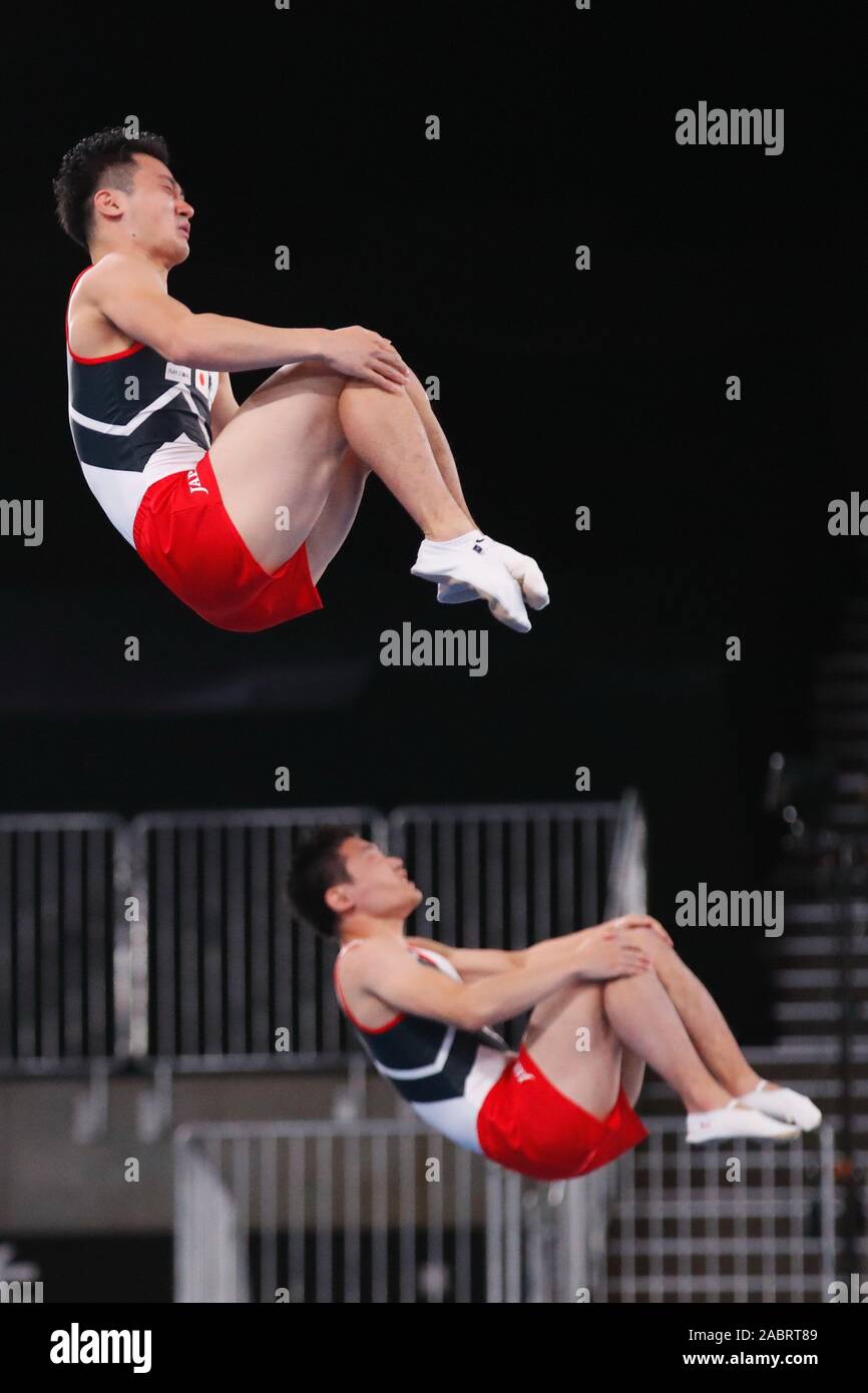 Tokyo, Japan. 29th Nov, 2019. Daiki Kishi & Ryosuke Sakai (JPN ...