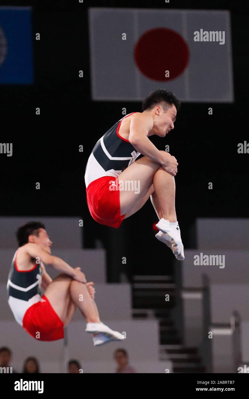 Tokyo, Japan. 29th Nov, 2019. Daiki Kishi & Ryosuke Sakai (JPN ...