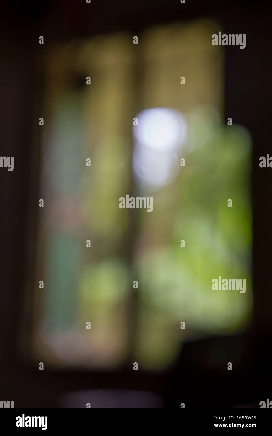 blur image of living room window, nature background Stock Photo - Alamy