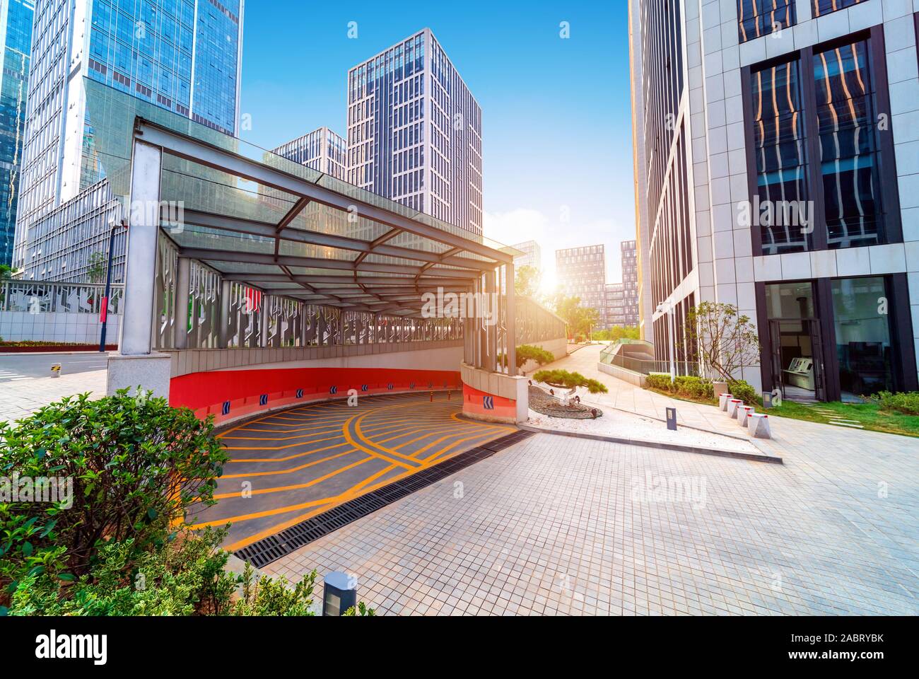 Modern Park Entrance