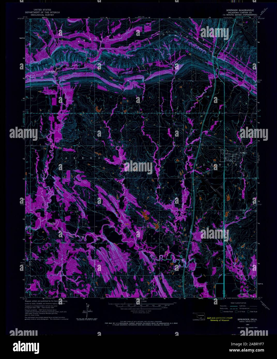 Map of springer hi-res stock photography and images - Alamy