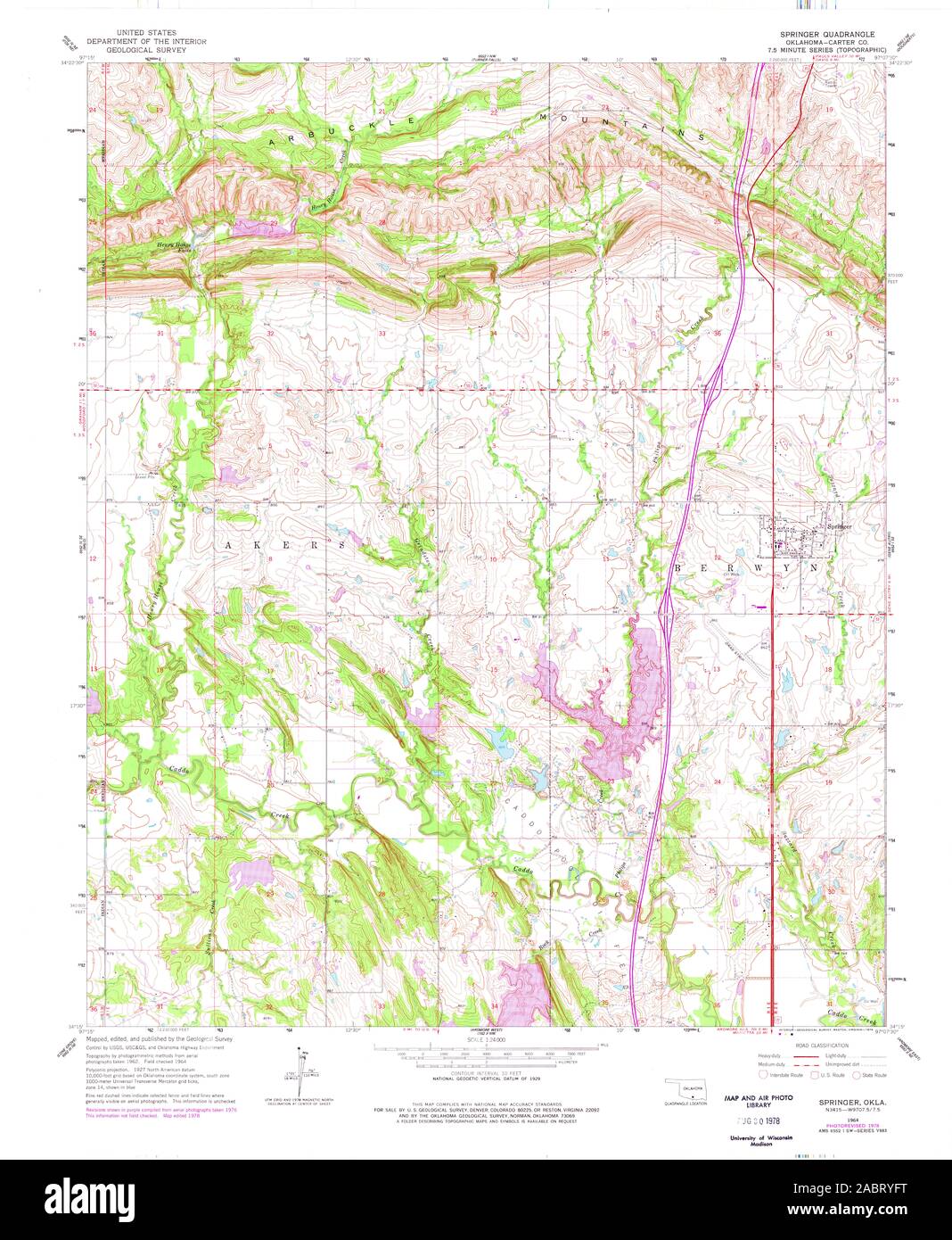 Map of springer hi-res stock photography and images - Alamy