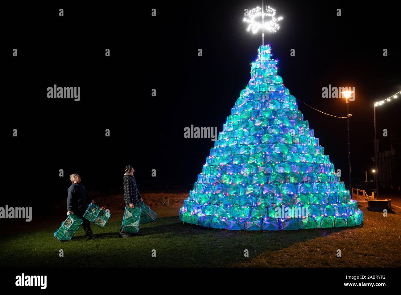 Gordon wink put finishing touches hi-res stock photography and images ...