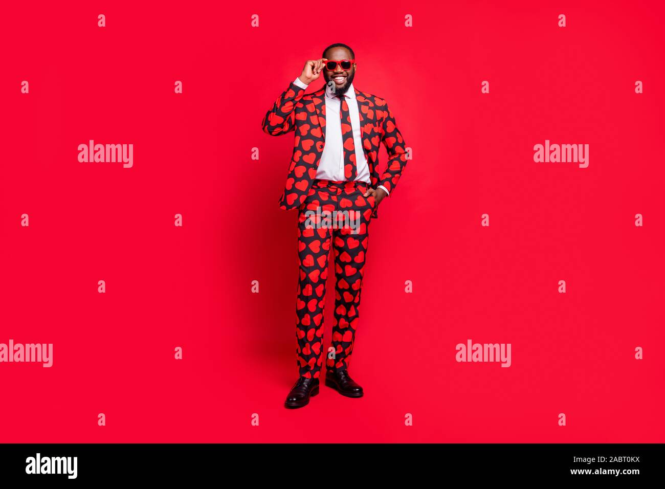 Full body photo of funky dark skin man amour cupid character role ...