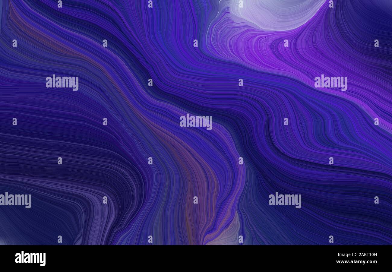 modern curvy waves background design with midnight blue, slate blue and ...