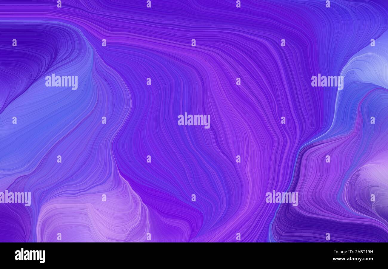 contemporary waves design with blue violet, light pastel purple and ...