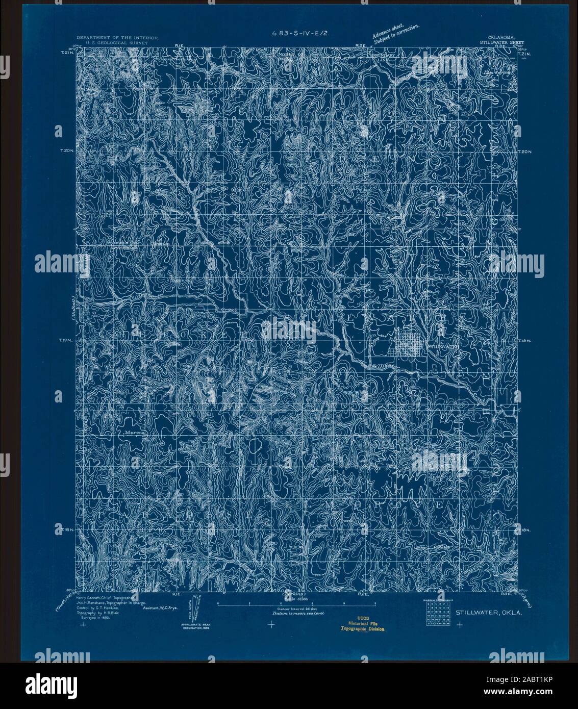 Map of stillwater oklahoma hi-res stock photography and images - Alamy