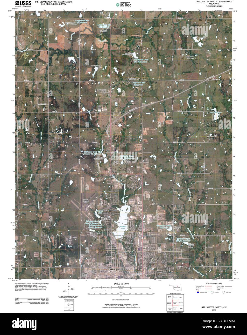 Stillwater oklahoma map hi-res stock photography and images - Alamy