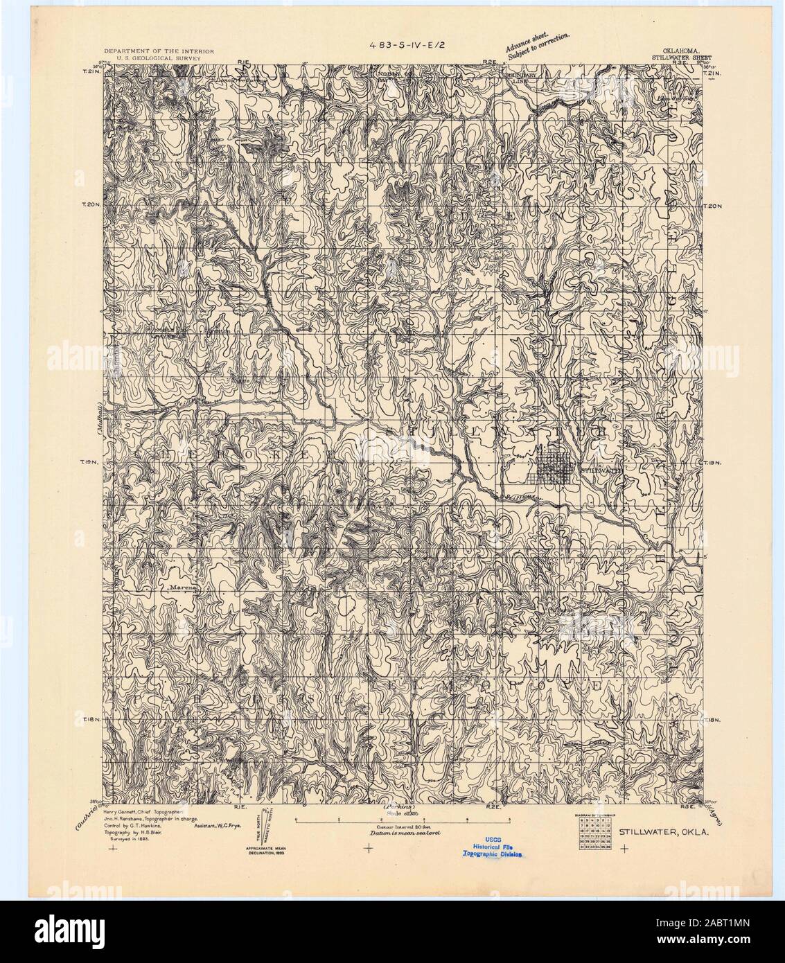 Map of stillwater oklahoma hi-res stock photography and images - Alamy