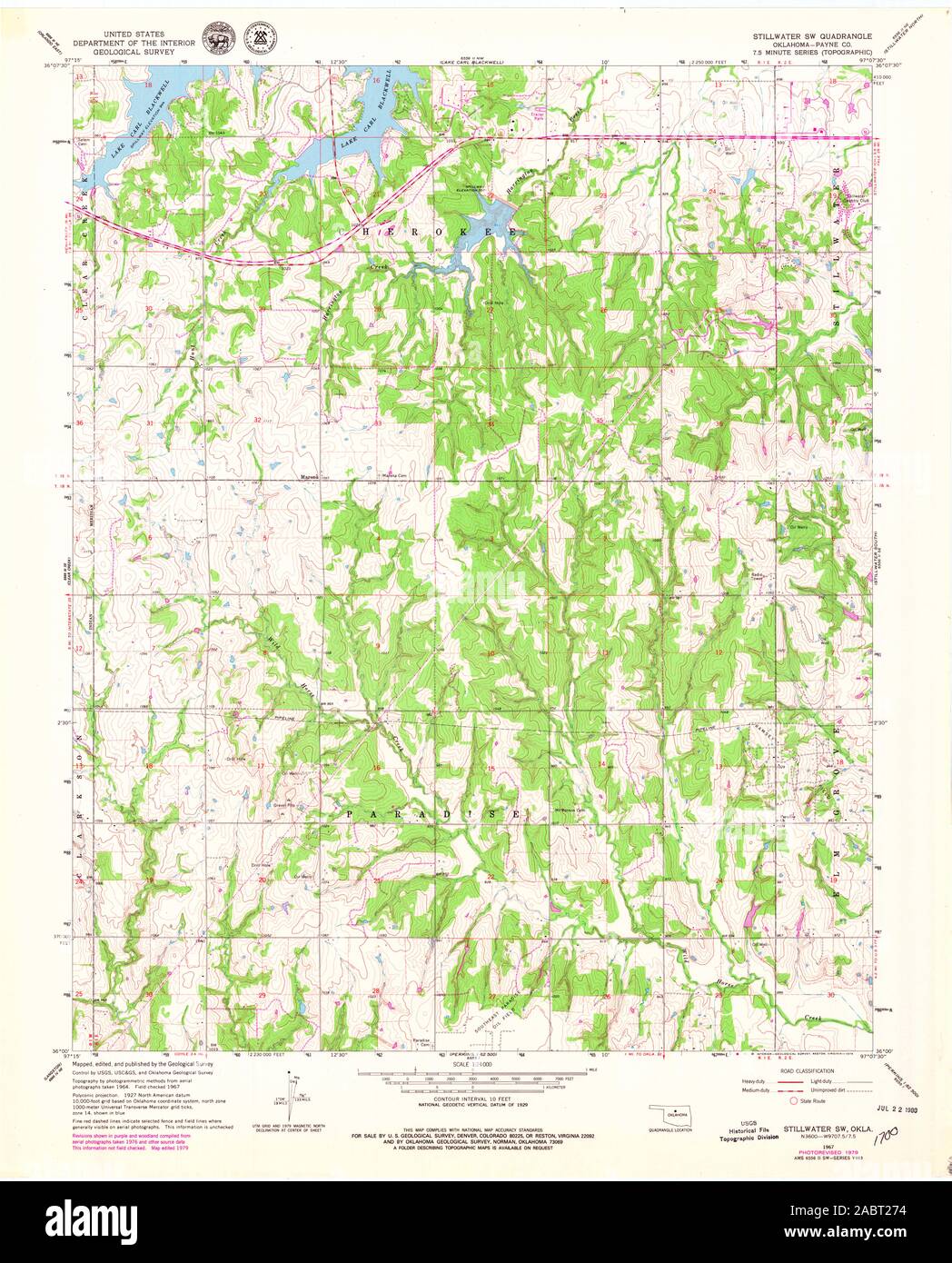 Map of stillwater oklahoma hi-res stock photography and images - Alamy