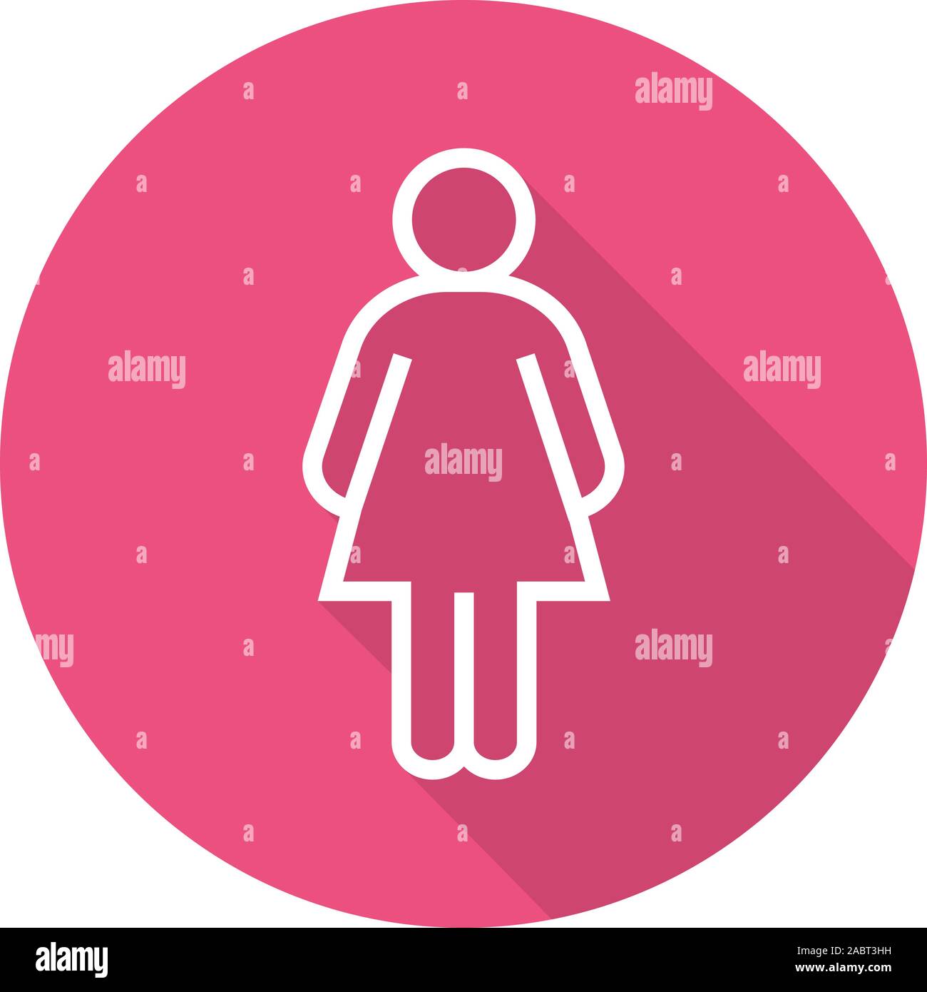 Sign for ladies restroom Cut Out Stock Images & Pictures - Alamy