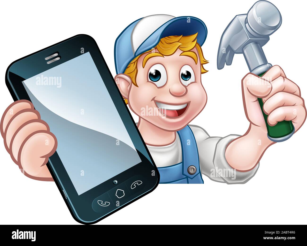 Handyman home improvement working Stock Vector Images - Alamy