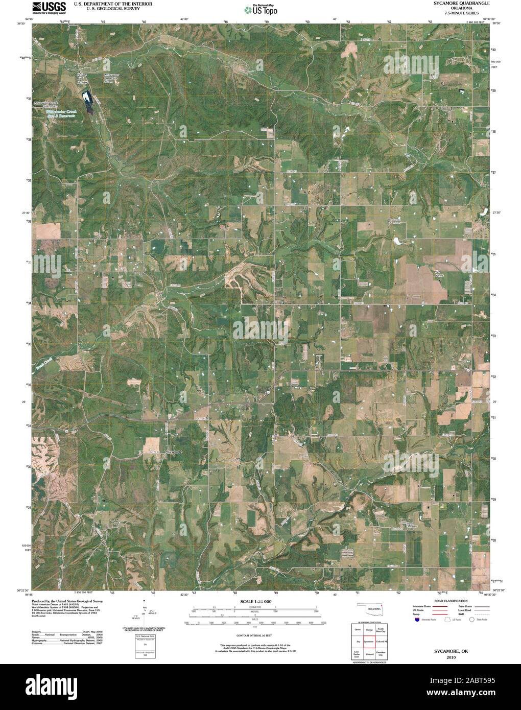 Map of sycamore hi-res stock photography and images - Alamy