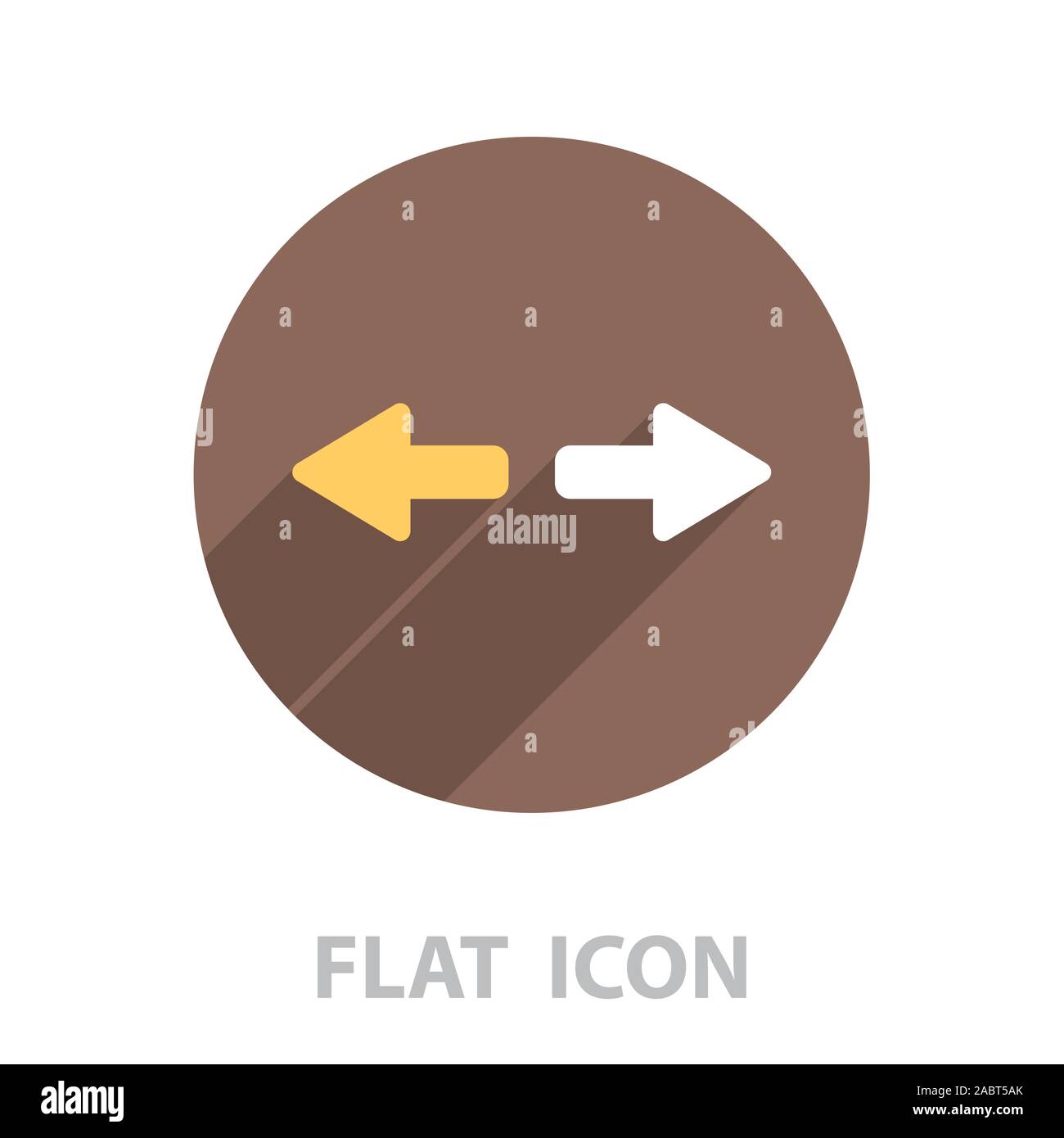 arrow to left and right. vector illustration Stock Vector Image & Art ...