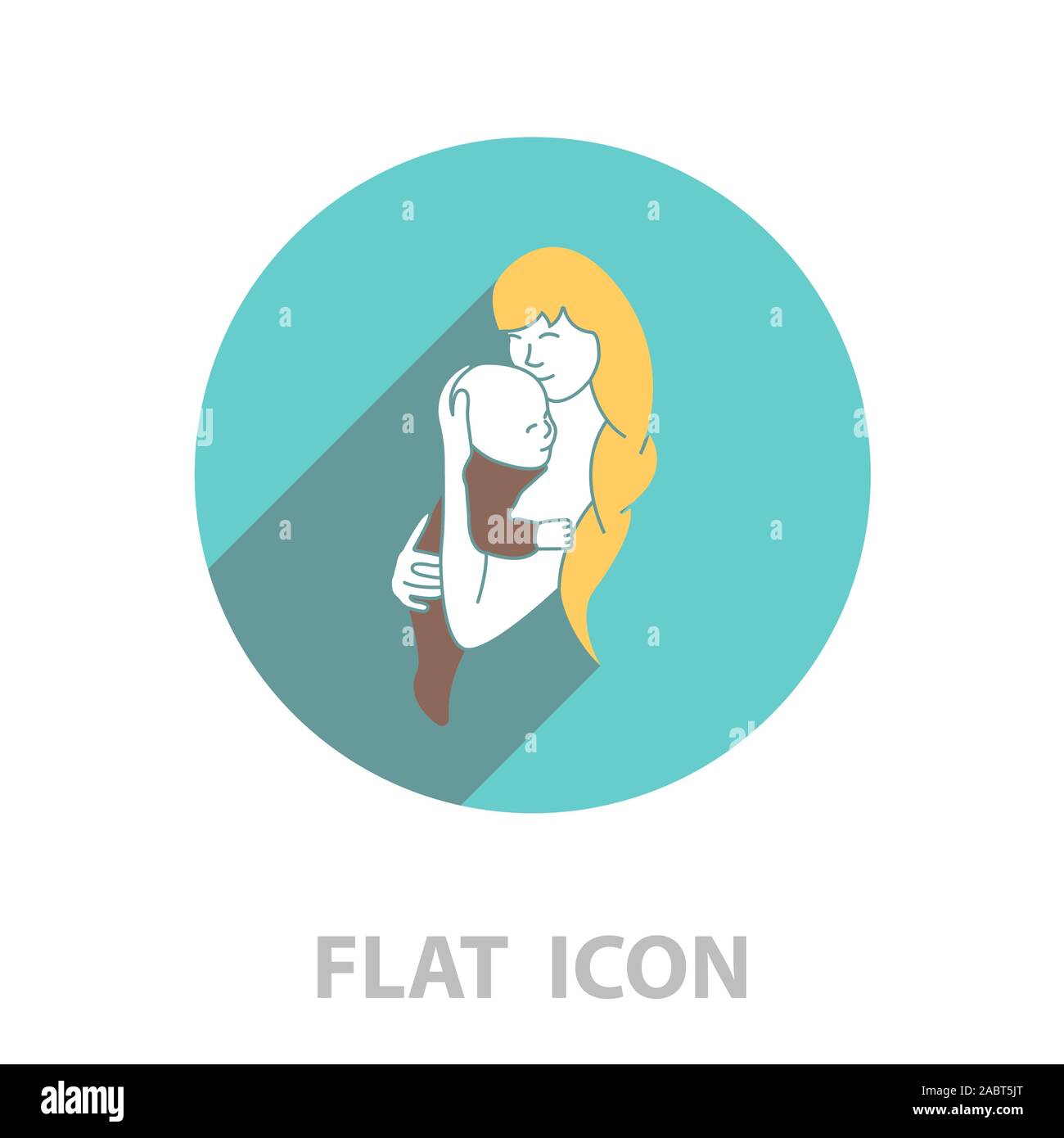 Family baby birth icon hi-res stock photography and images - Alamy