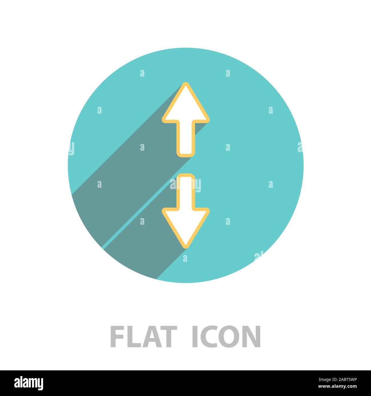 Arrow line icon. vector illustration Stock Vector Image & Art - Alamy