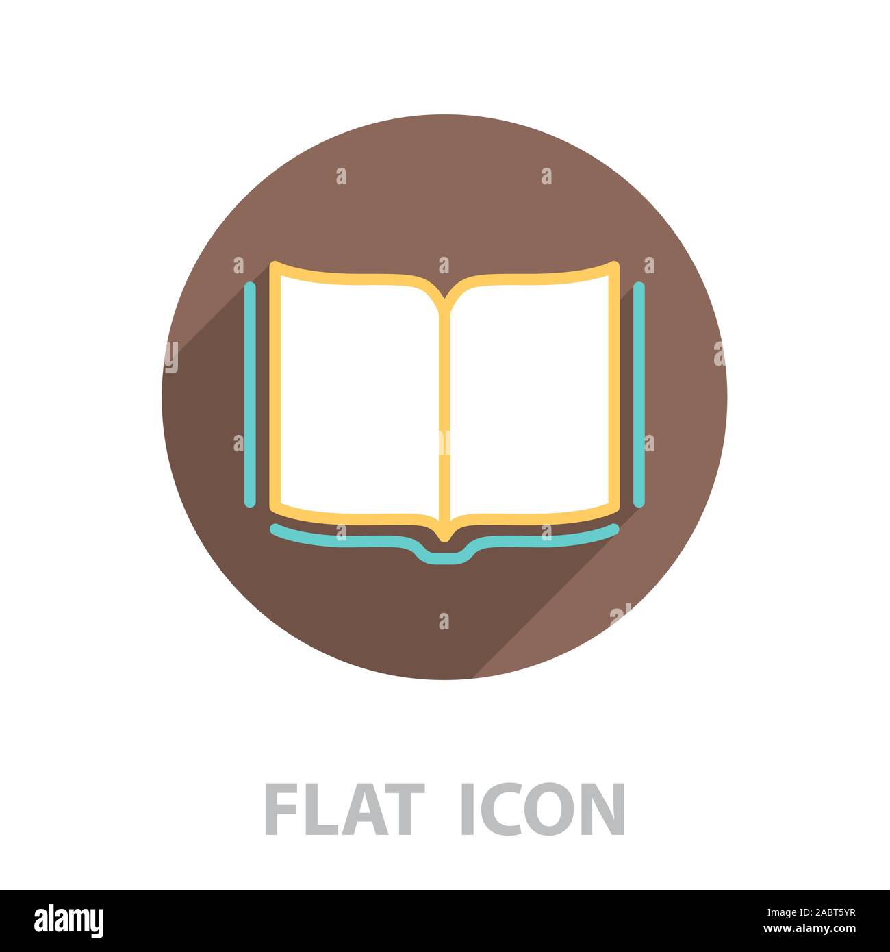 Open book line icon. vector illustration Stock Vector Image & Art - Alamy