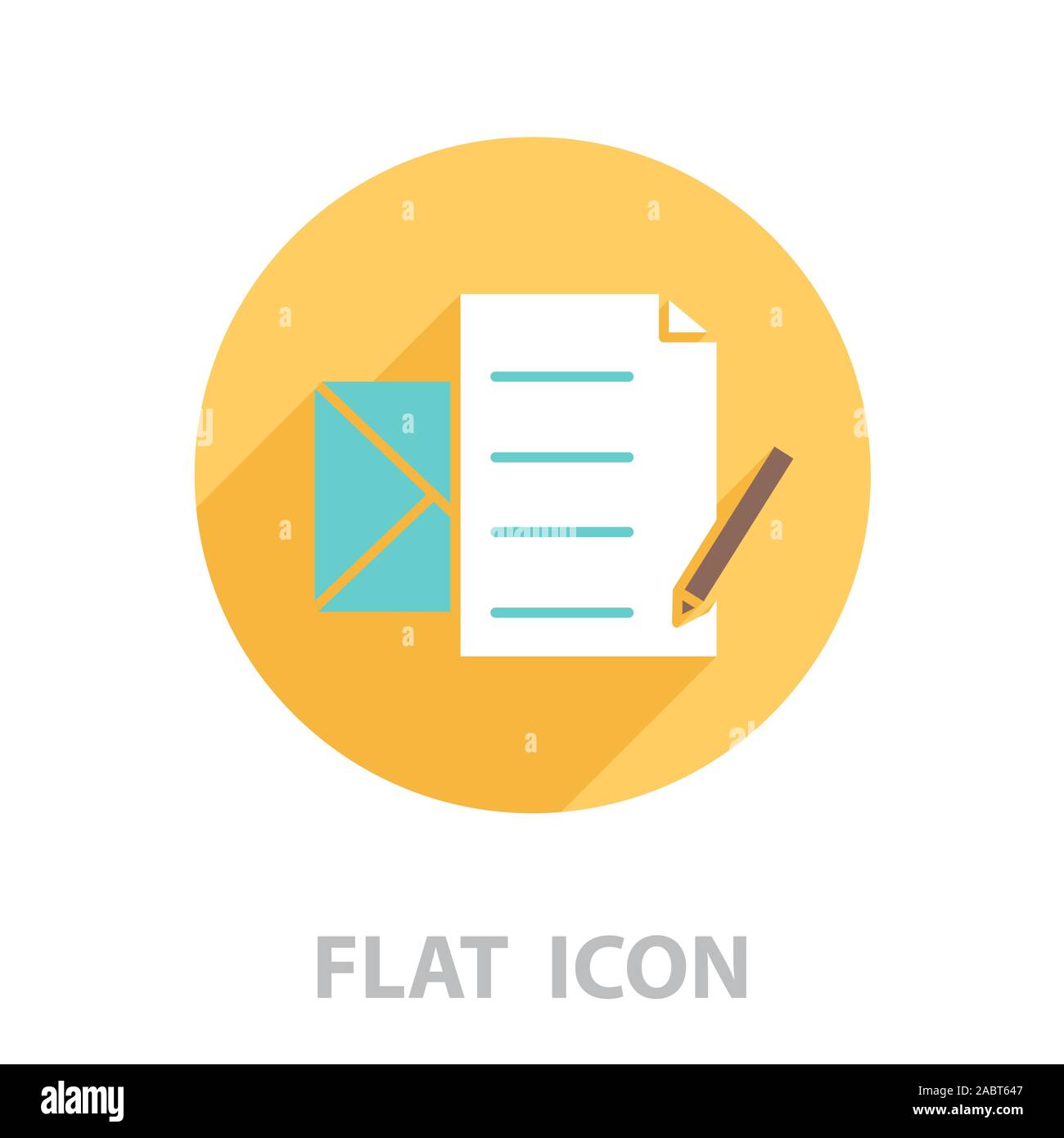 How to draw a letter icon Cut Out Stock Images & Pictures - Alamy