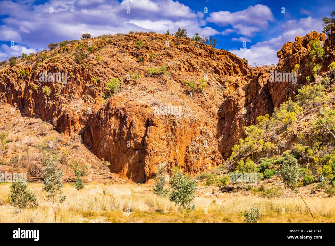 Glen Helen Gorge in the West MacDonnell Ranges is a example of the ...