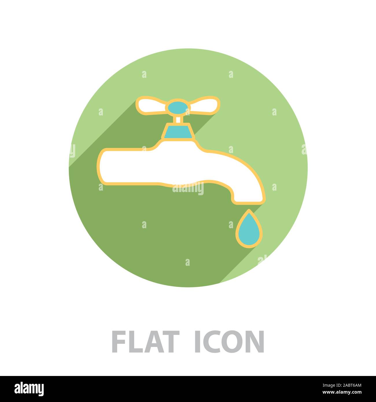 Water tap vector line icon Stock Vector Image & Art - Alamy