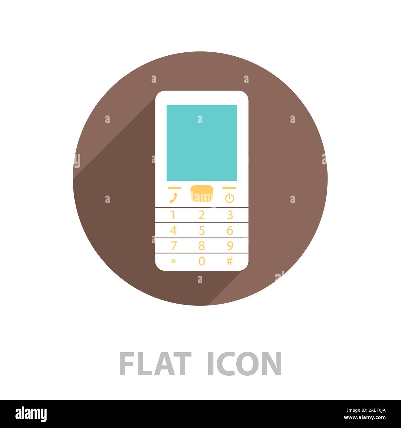 Telephone icon. Vector illustration Stock Vector Image & Art - Alamy