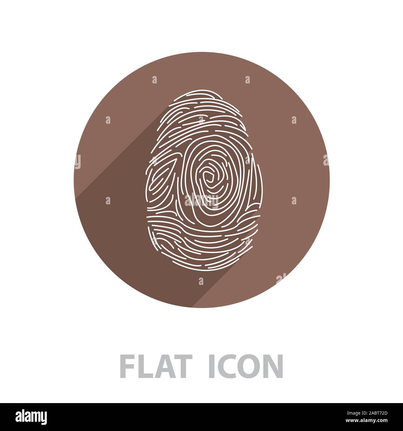 fingerprint icon. vector illustration Stock Vector Image & Art - Alamy