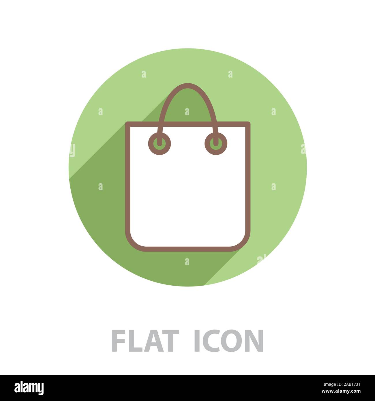shopping bag - vector line icon Stock Vector Image & Art - Alamy