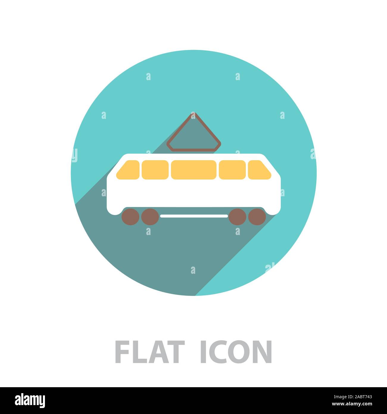 Tram icon. vector illustration Stock Vector Image & Art - Alamy