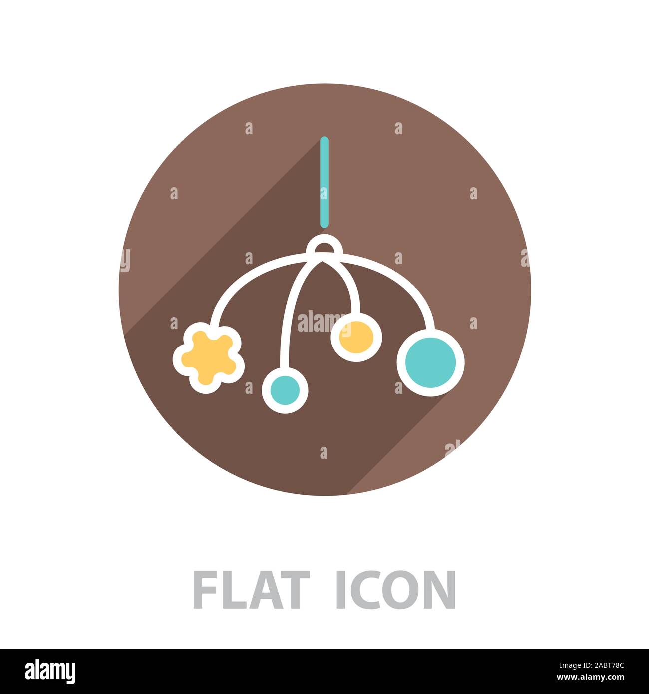 Baby mobile line icon Cut Out Stock Images & Pictures - Alamy