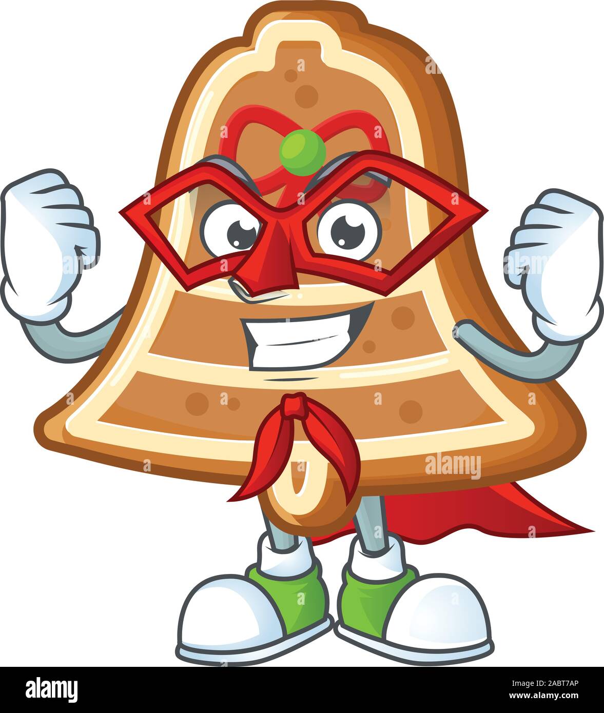 Gingerbread man cookie costume Stock Vector Images - Alamy
