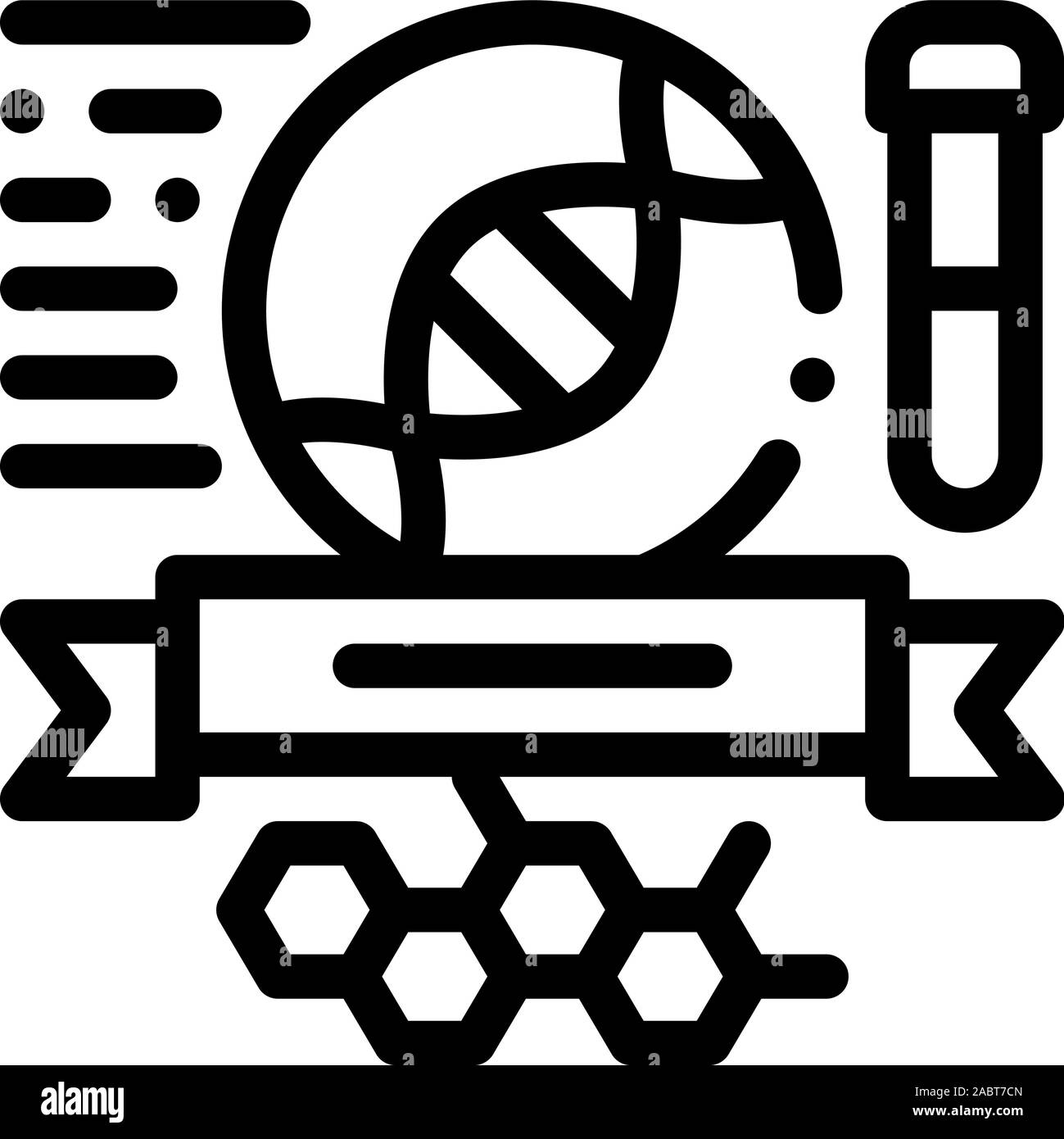 Chemistry Subjects Graduation Icon Vector Outline Illustration Stock ...