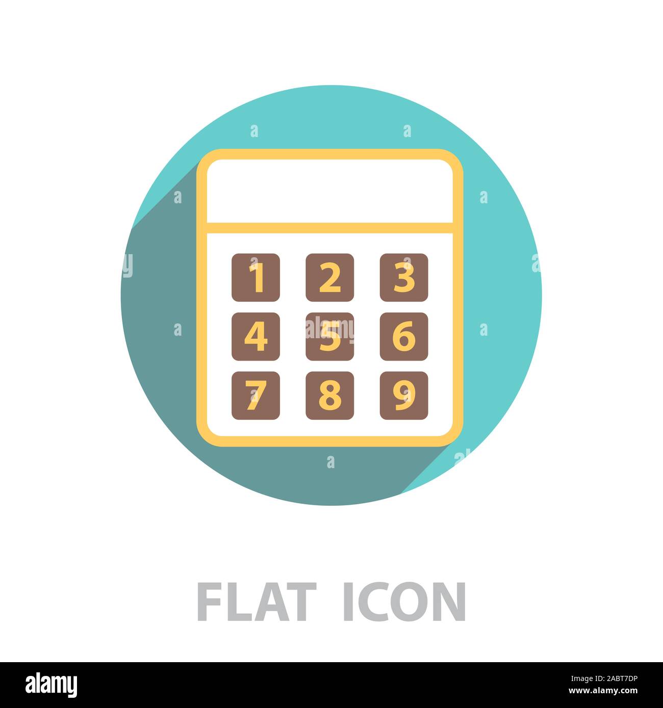 vector calculator icon. vector illustration Stock Vector Image & Art ...