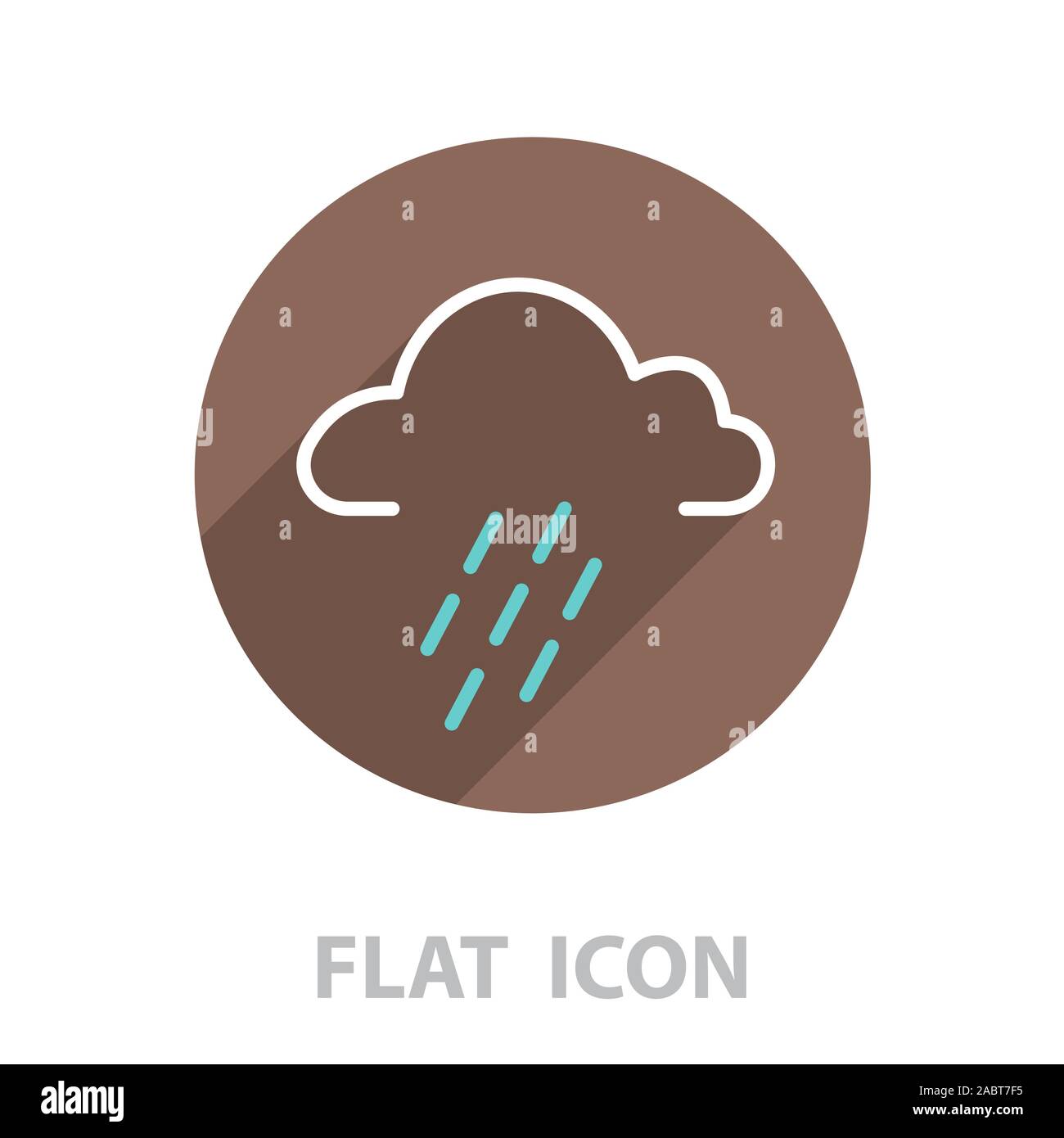 cloud rain icon. vector illustration Stock Vector Image & Art - Alamy