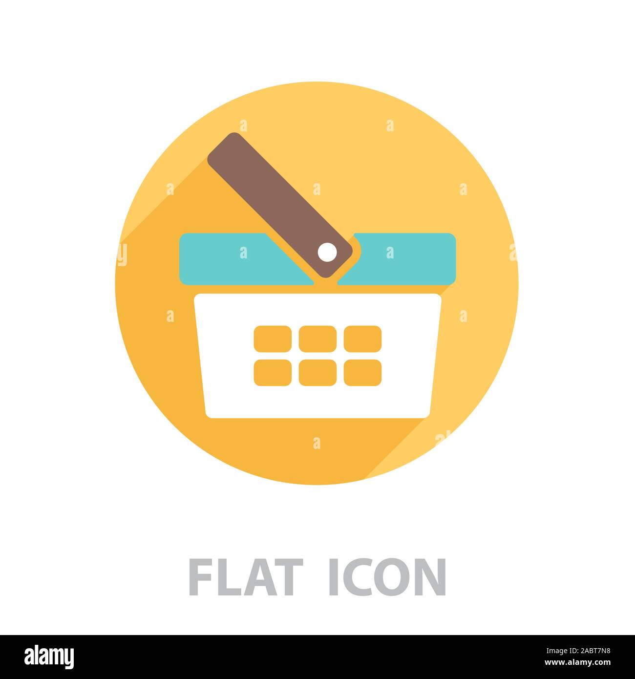 Shopping basket icon - vector illustration Stock Vector Image & Art - Alamy