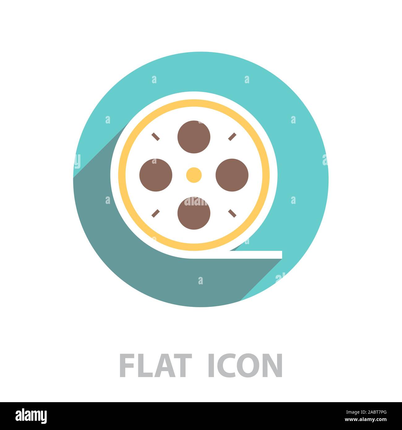 Film reel icon hi-res stock photography and images - Alamy