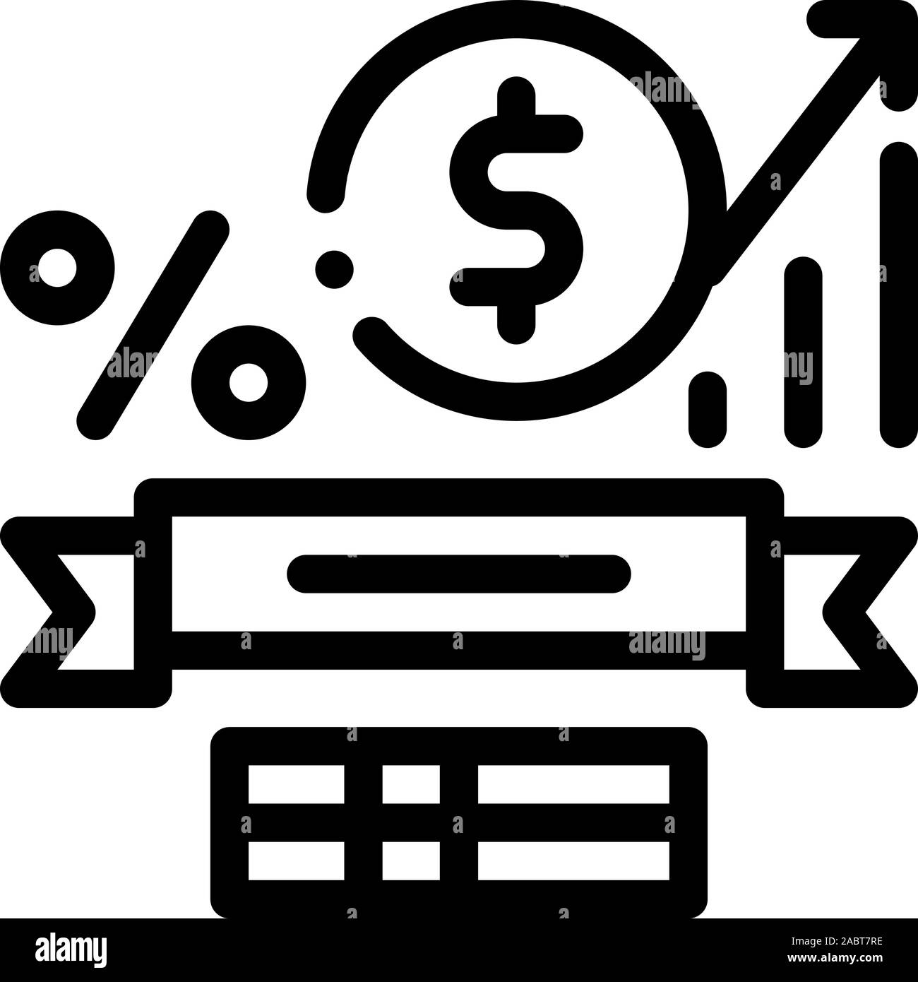 Math Subjects Graduation Icon Vector Outline Illustration Stock Vector ...