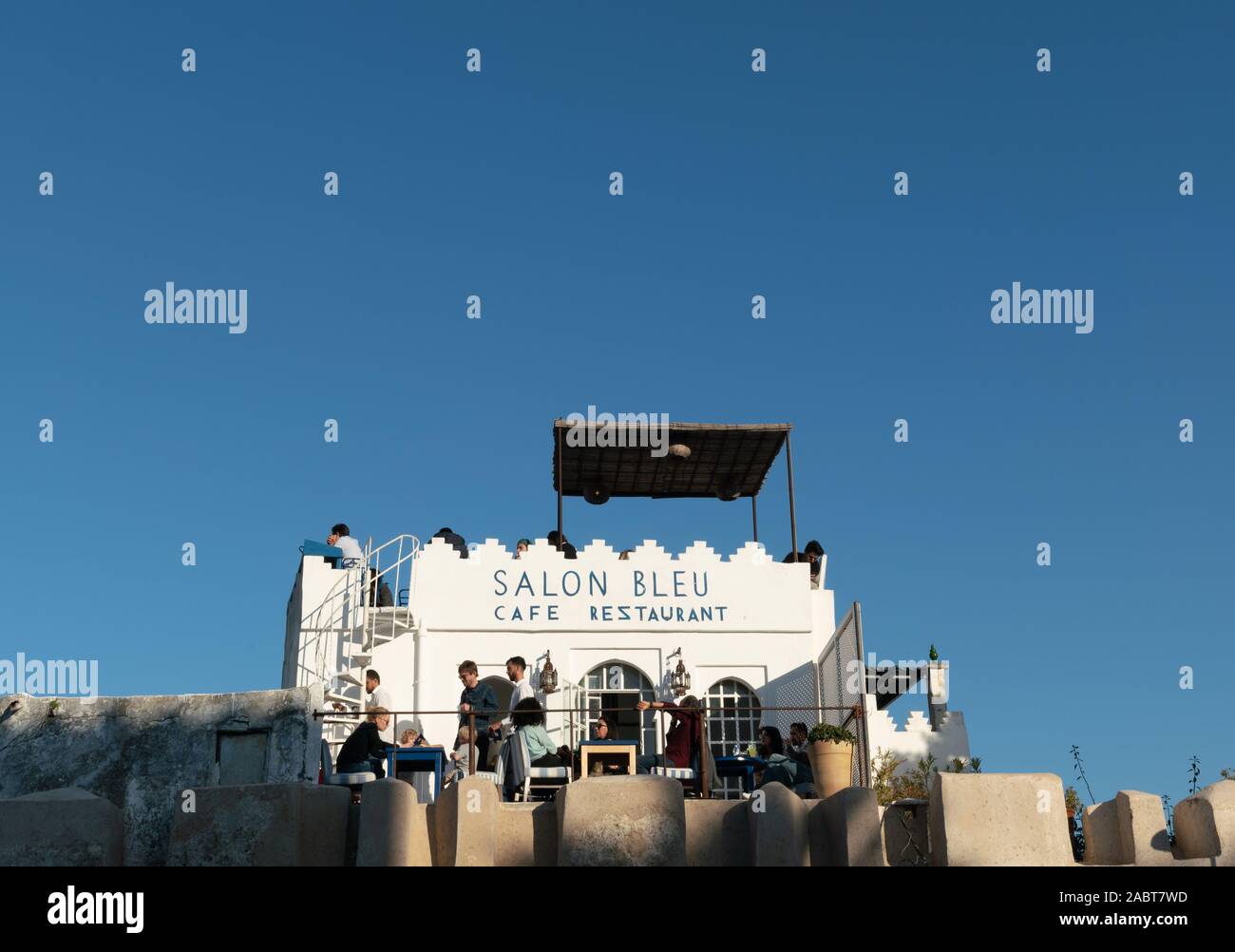 Roof terrace tangier hi-res stock photography and images - Alamy