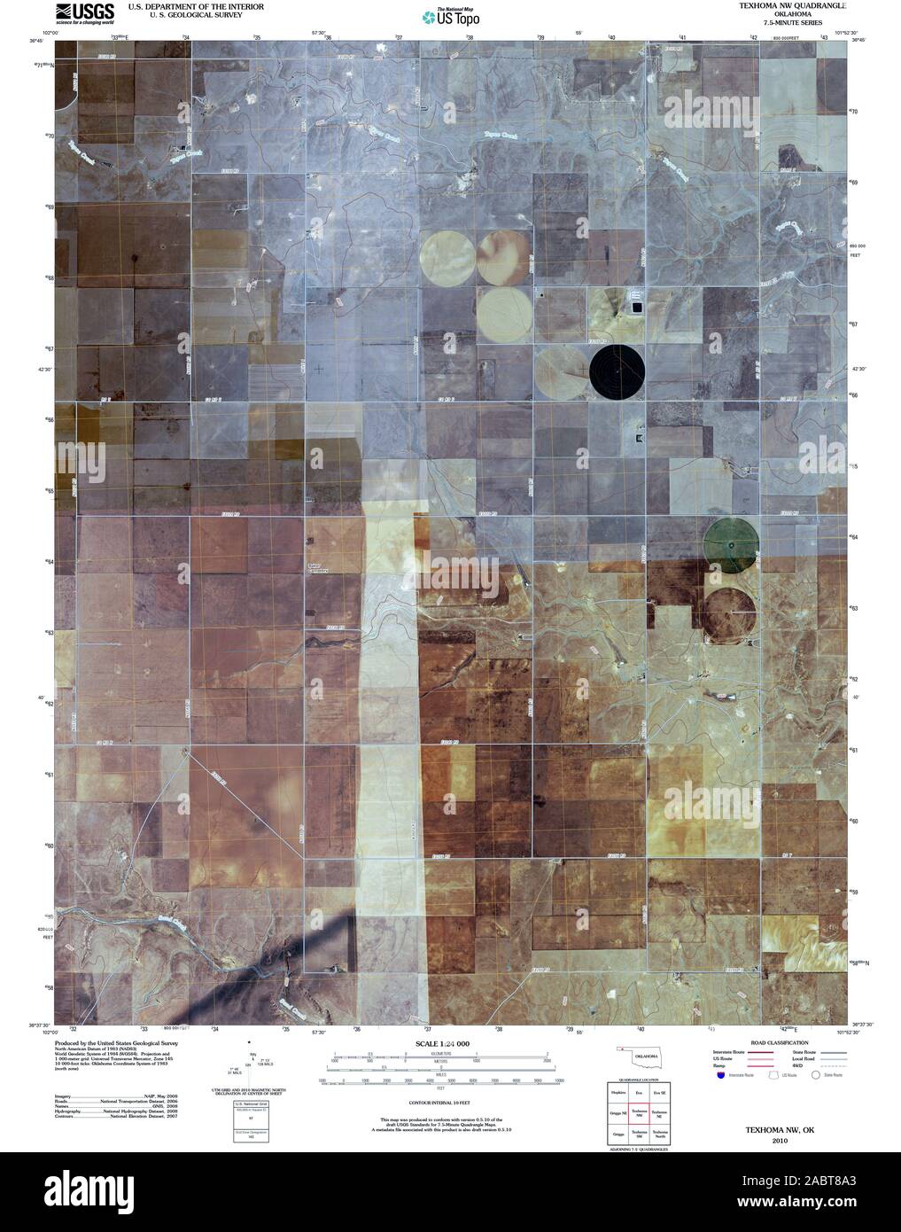 Texhoma map hi-res stock photography and images - Alamy