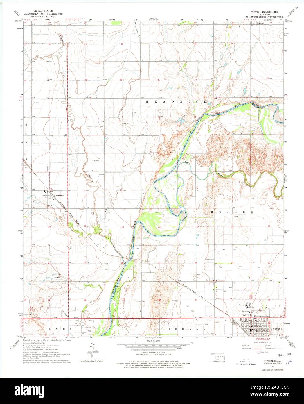 Map of tipton oklahoma hi-res stock photography and images - Alamy