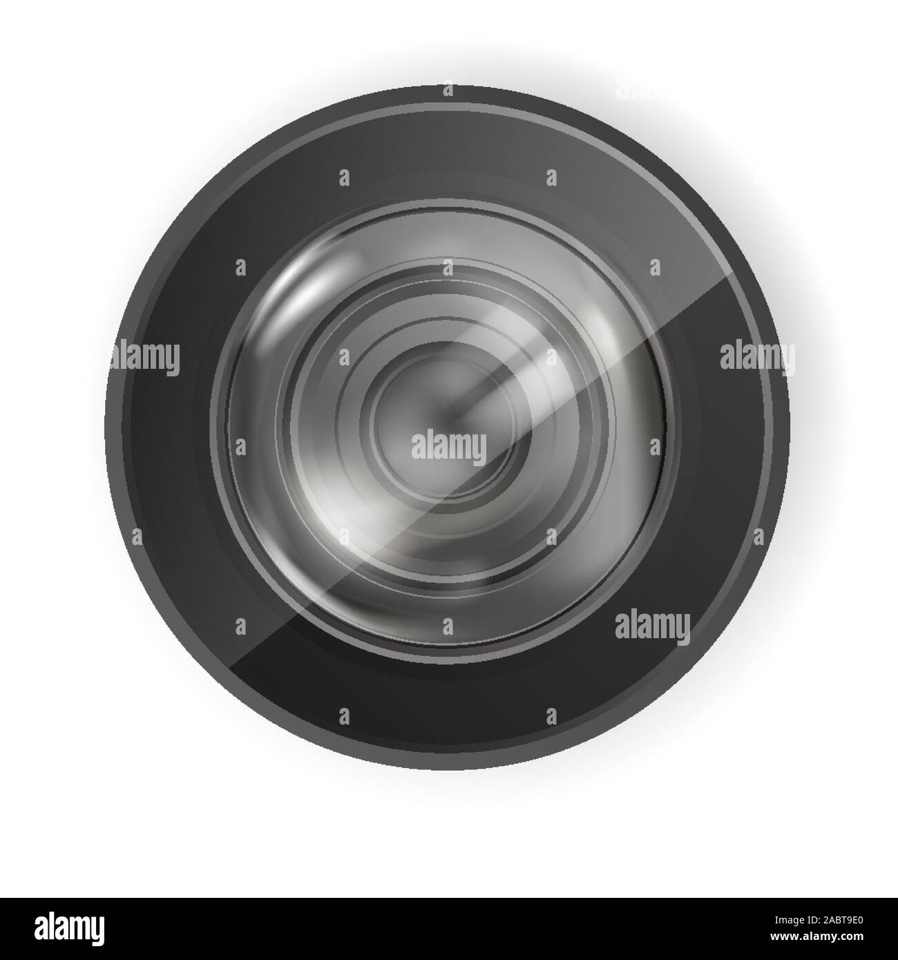 Back to camera lens Stock Vector Images - Alamy