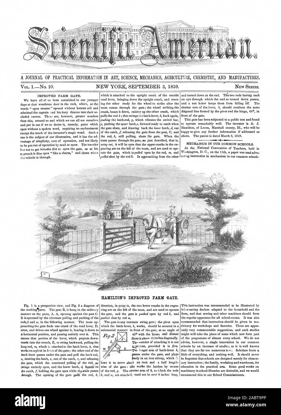 Hamiltons improved farm gate hi-res stock photography and images - Alamy