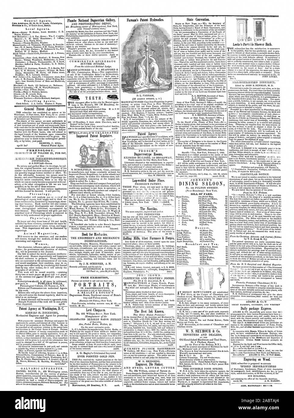 Dining saloon bill hi-res stock photography and images - Alamy