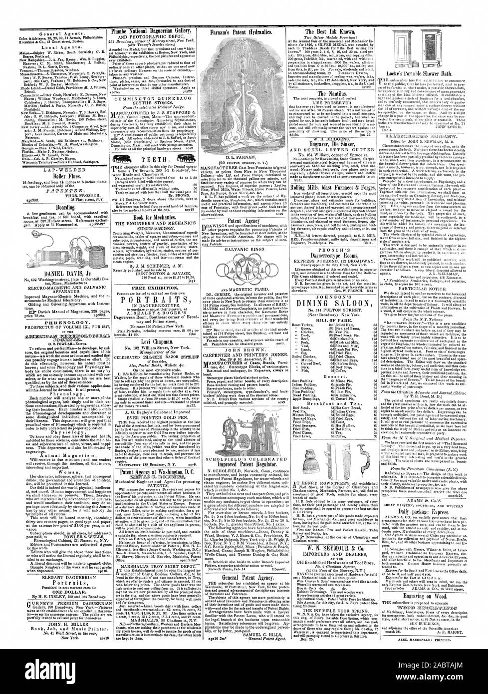 Dining saloon bill hi-res stock photography and images - Alamy