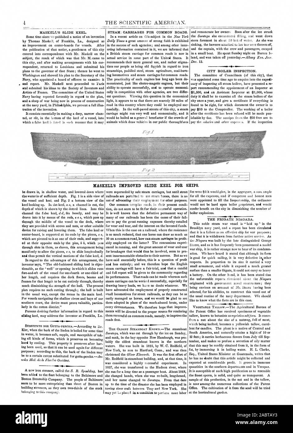 Masicells improved slide keel for ships hi-res stock photography and ...