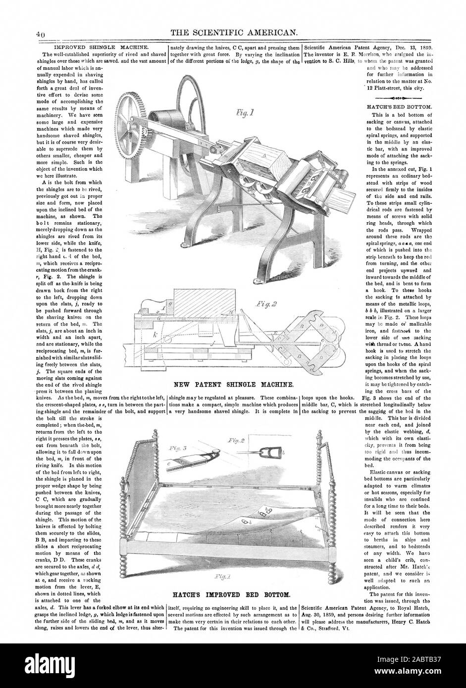 New patent shingle machine hi-res stock photography and images - Alamy